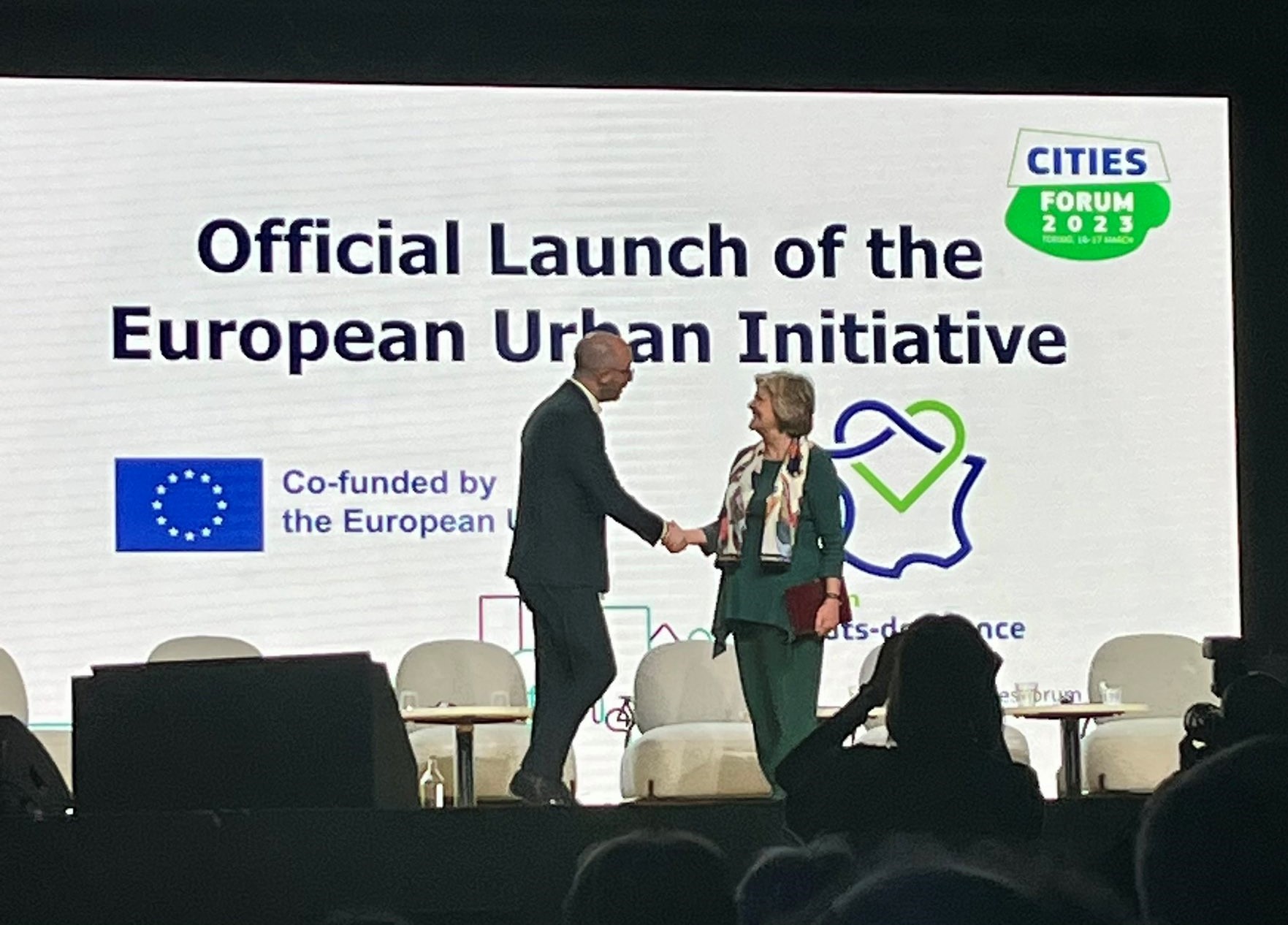 Commissioner Elisa Ferreira and Haut-de-France Region Vice-President Daniel Leca launched the ...